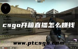 csgo开箱直播怎么赚钱-PTCSGO开箱网导航