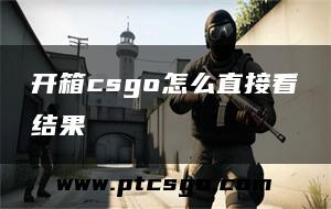 开箱csgo怎么直接看结果-PTCSGO开箱网导航